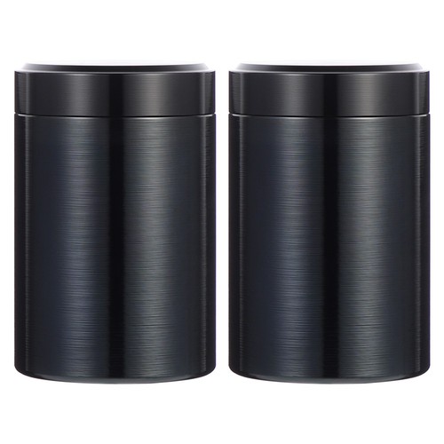 2pcs Durable Tea Canisters Practical Tea Leaf Jars Compact Tea Storage ...