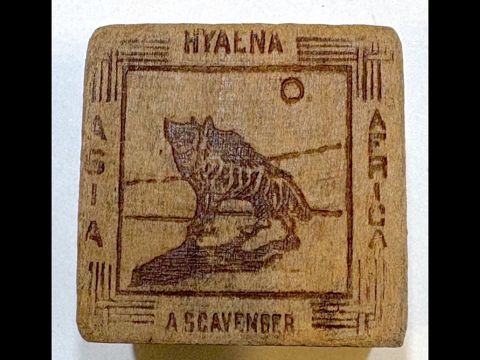 Vintage raised letter wood alphabet blocks Featuring Letters And ...