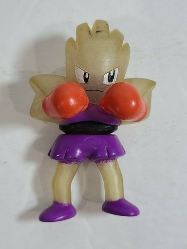 1997 Pokemon Rare Clear Hitmonchan Figure Finger Puppet Nintendo Bandai ...