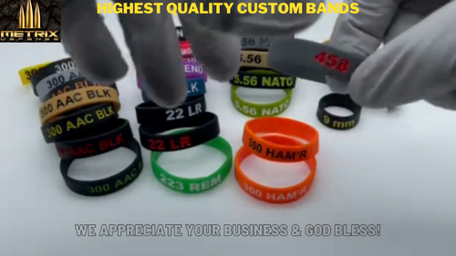 9mm Magazine ID Band Quality, Best Fit & Thick MAG ID (Pack of 3) FREE ...