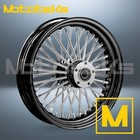 18" 18X3.5 FAT SPOKE WHEEL 40 STAINLESS SPOKES FOR HARLEY TOURING ...