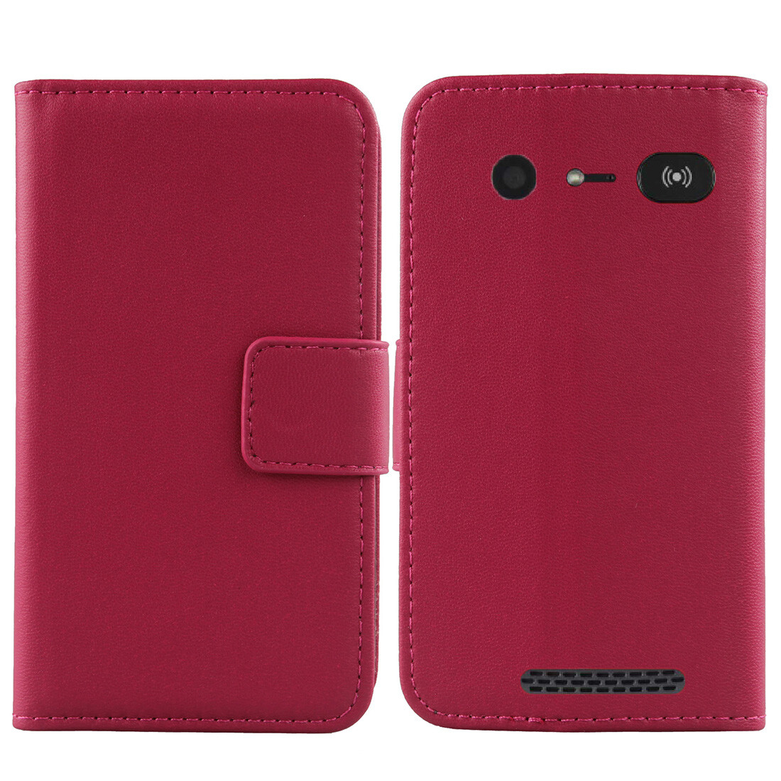 Veritable Cuir Coque Etui Housse TPU Silicone Cover Case Cas Pour Doro ...