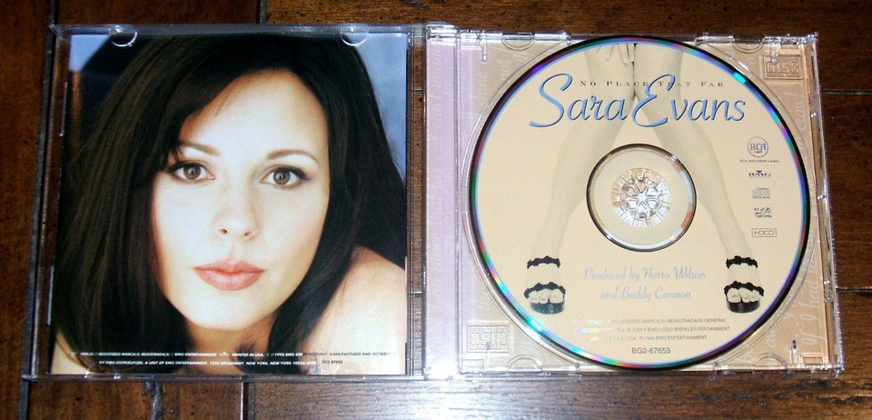 Sara Evans - No Place That Far CD (1998, RCA) The Great Unknown These ...