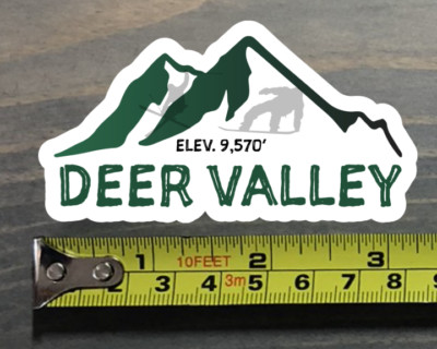 Deer Valley Sticker Decal 3.25" Utah Alta Mountain Ski Snowboard Resort ...