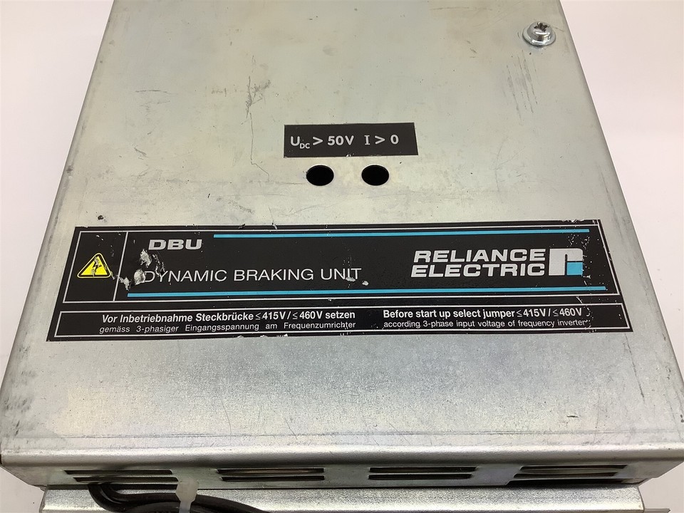 Reliance DBU-400 Dynamic Braking Unit 750 VDC 400 Amp | eBay