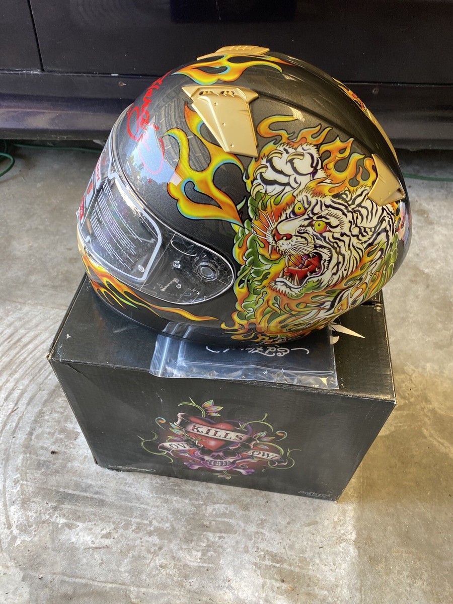 Ed Hardy Motorcycle Helmet