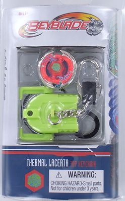Beyblade THERMAL LACERTA Top Keychain Keyring Launcher Ripcord NEW S5 ...
