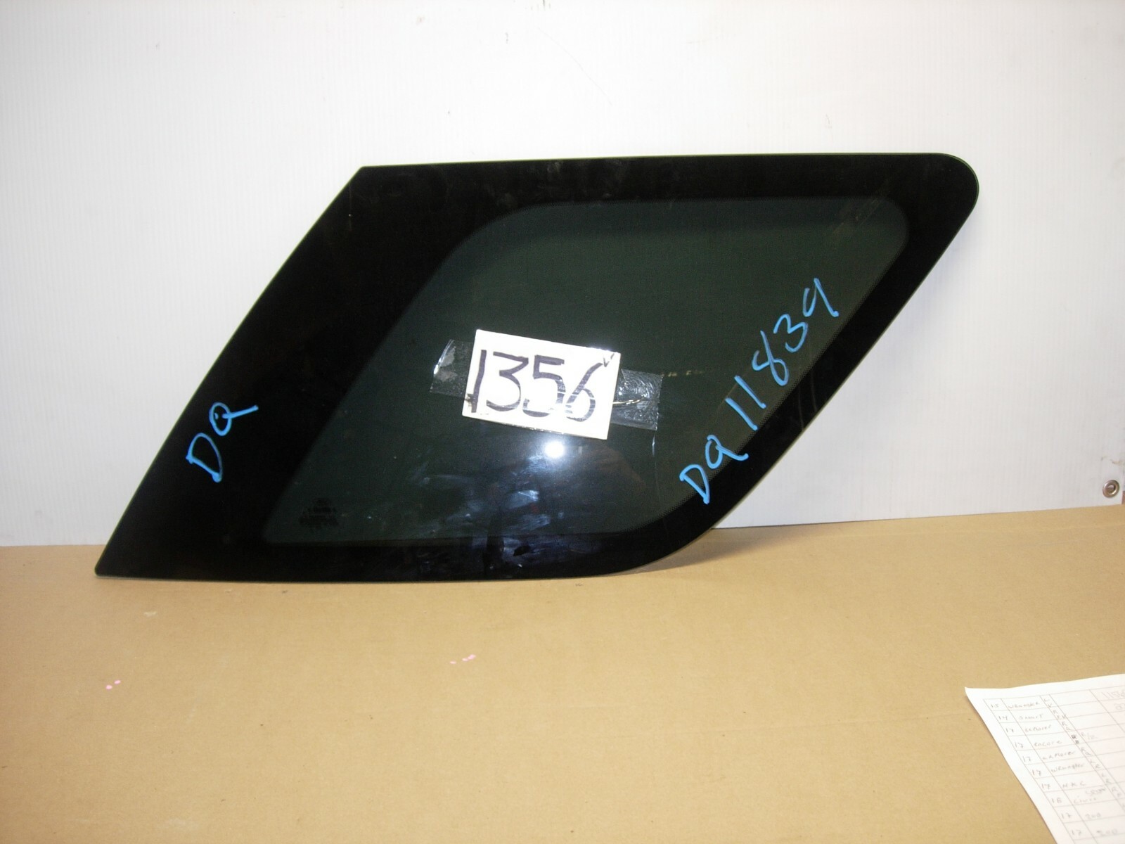 11 12 13 14 15 16 17 18 Explorer PASSENGER Side Quarter glass Window ...