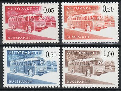 Buses Parcels Carried Finland Post Traffic Complete Mint MNH Autopaket ...