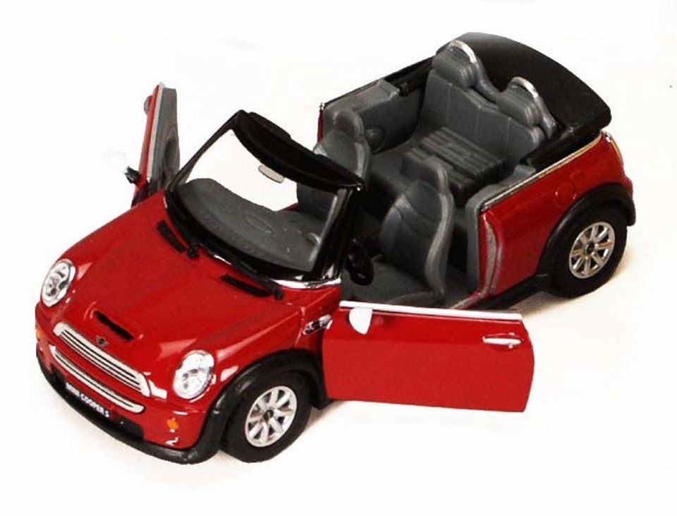 Kinsmart Mini Cooper S Convertible, Set Of 4 5089d - 1/28 Scale Diecast ...