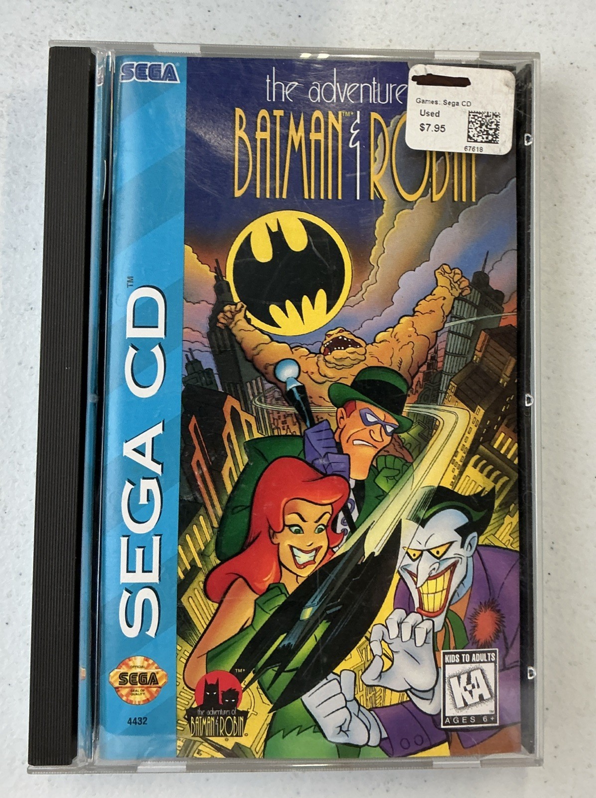 Adventures of Batman and Robin Sega CD Complete Tested 2/2 -- S2G -- | eBay