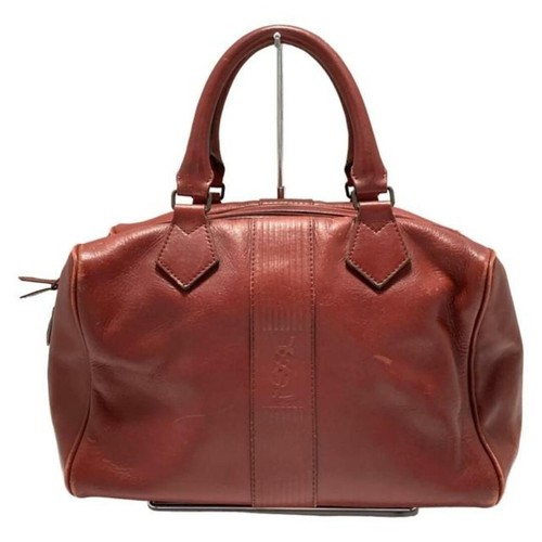 Yvessaintlaurent Yves Saint Laurent Handbag - Red Mini Boston Leather ...