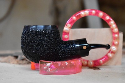 Moretti Pipe Black Rusticated Freehand | eBay