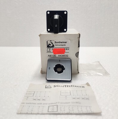 Sontheimer A438532 Rotary Cam Switch A8/13E34A | eBay