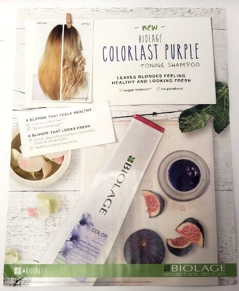 4 Matrix Biolage ColorLast Purple Shampoo 1.7 oz Fig & Orchid Travel ...
