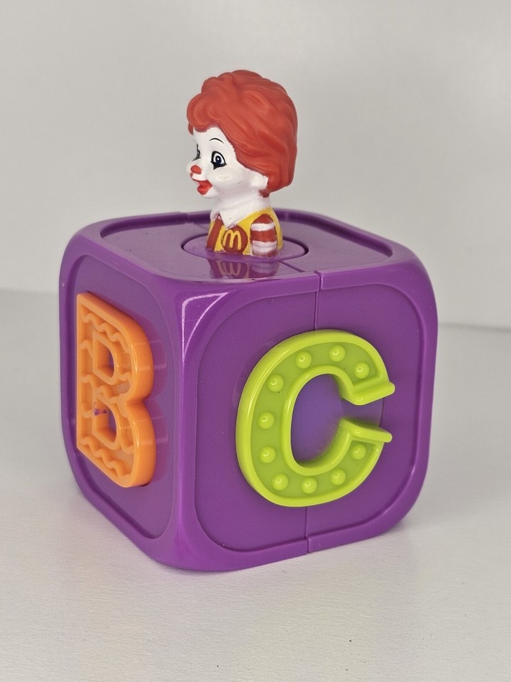 2006 Ronald McDonald In Alphabet Block Pop Up Toy | eBay