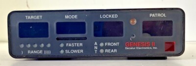 Decatur Electronics Genesis II with DSP Directional Police Radar ...