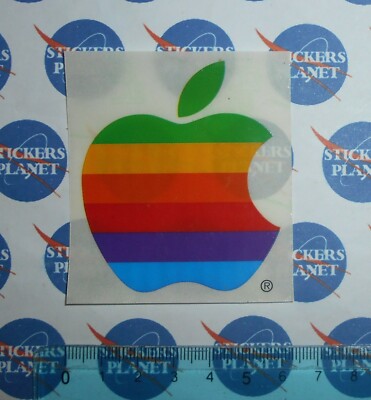 ADESIVO STICKER VINTAGE AUTOCOLLANT AUFKLEBER APPLE COMPUTERS | eBay