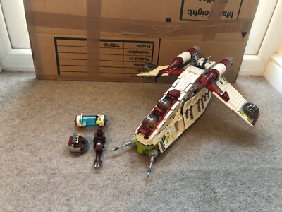 Lego Star Wars Republic Attack Gunship 7676, Complete Build, Retired ...