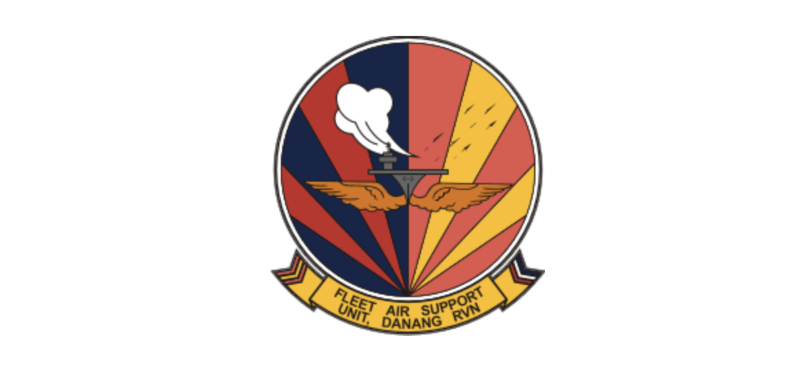4" us navy fleet air support unit danang bumper sticker decal usa made ...