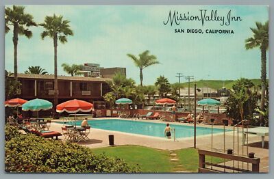Mission Valley Inn Hotel Circle San Diego CA Postcard | eBay