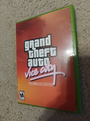 Grand Theft Auto Vice City The Xbox Collection MD CIB W/ Map & Rockstar ...