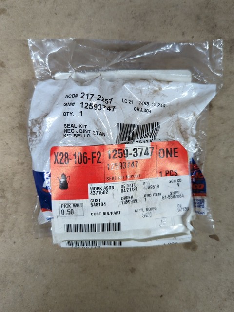 GM Oem-fuel Injection Fuel Injector Seal Kit 12593747 for sale online ...