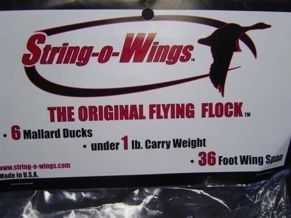 String O Wings - Mallard Duck - Flying/Motion Decoys - 6 on a string | eBay
