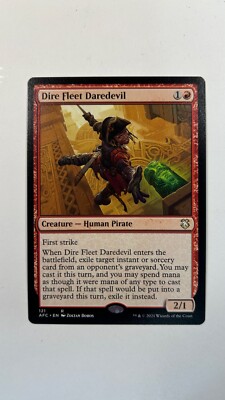 MTG Commander AFC Dire Fleet Daredevil #121 Magic the Gathering | eBay