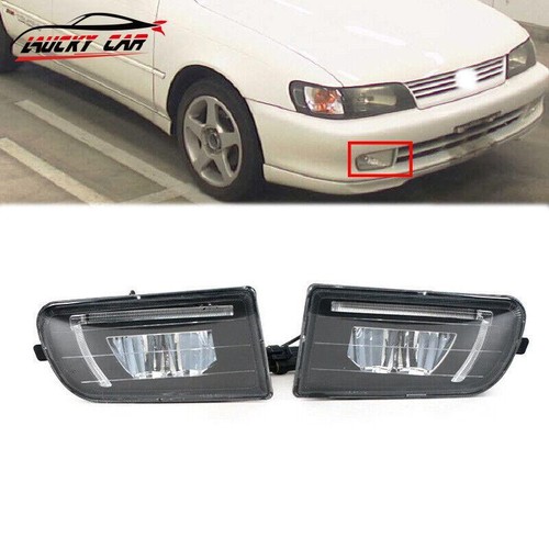 2Pcs Fits For toyota Corolla AE100 AE101 1993-1999 Led Fog Lights black ...