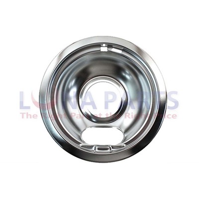 GE Hotpoint Stove Range Cooktop 6" Burner Chrome Drip Bowl WB31X5010 ...