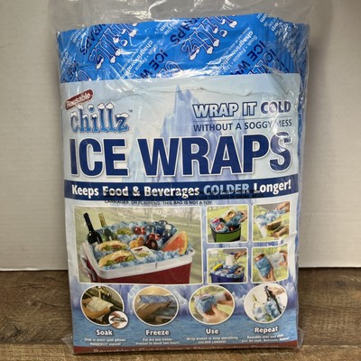 Chillz Ice Wraps Reusable Ice Sheets for Coolers - Flexible Ice ...