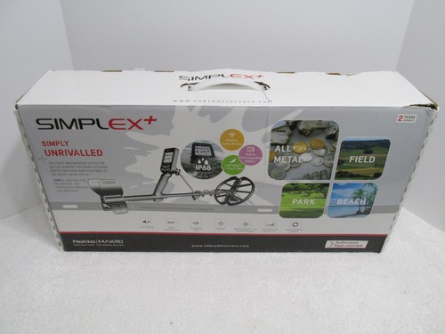 Nokta Makro Simplex+ Metal Detector with Wireless Headphones and two ...