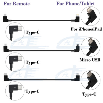 OTG Data Cable for DJI Mavic Mini 2 Drone Remote Controller RC Type-C ...
