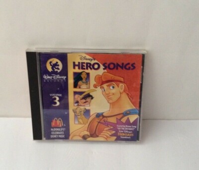 Walt Disney Records Hero Songs CD Volume 3 McDonald's Celebrates Disney ...
