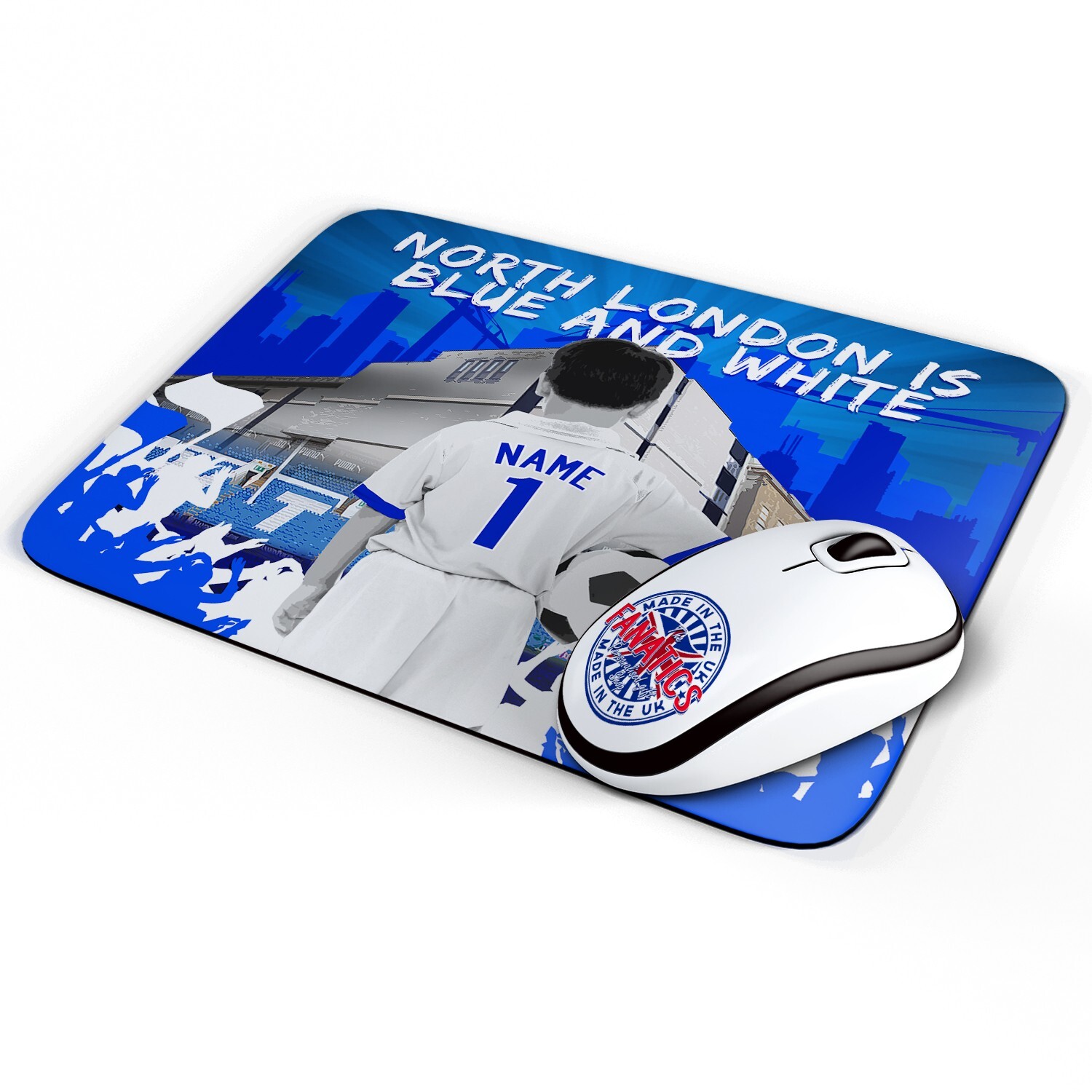 Personalised Tottenham Mouse Mat Football Fan Computer Mouse Pad Boys ...