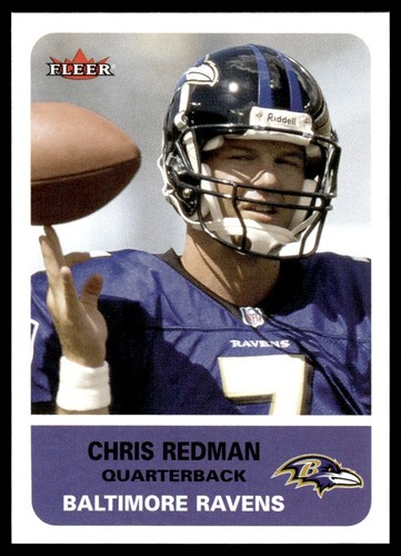 2002 Fleer Tradition Chris Redman Baltimore Ravens #162 | eBay