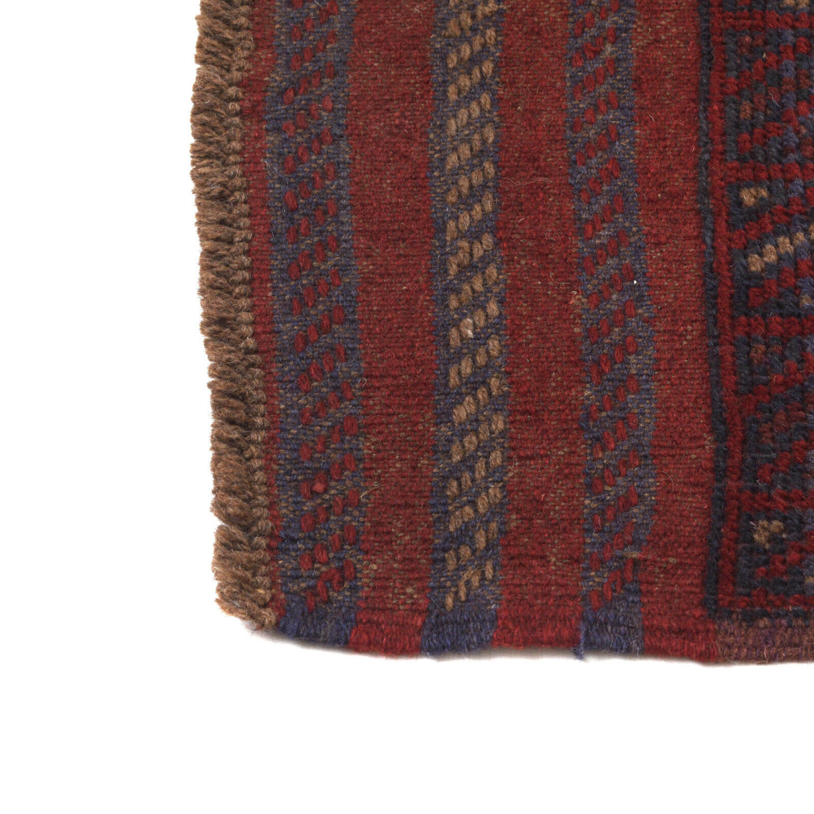 Hand Knotted Afghan Tribal Nomadic Geometric New Runner Rug 255x59 cm ...