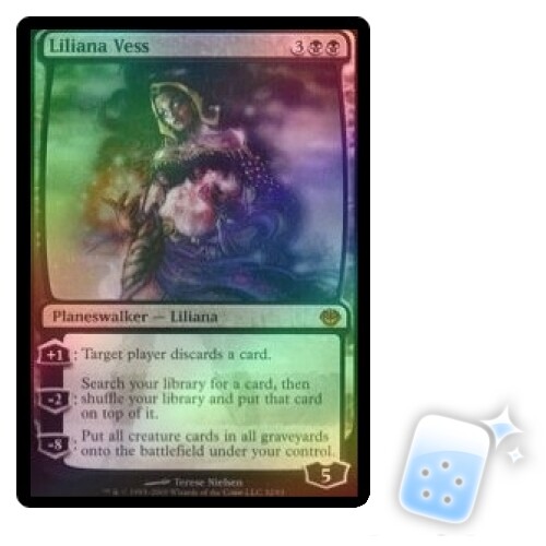 FOIL LILIANA VESS Duel Decks: Garruk Vs. Liliana Planeswalker Magic MTG ...
