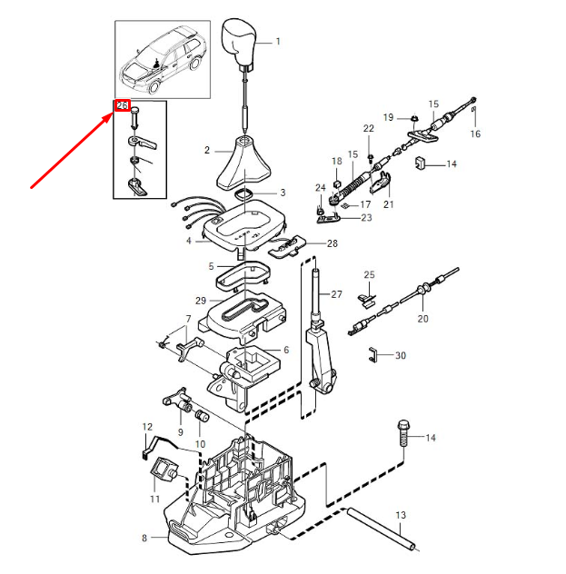 VOLVO XC90 MK1 Gear Selector Claw Kit 8675629 NEW GENUINE | eBay