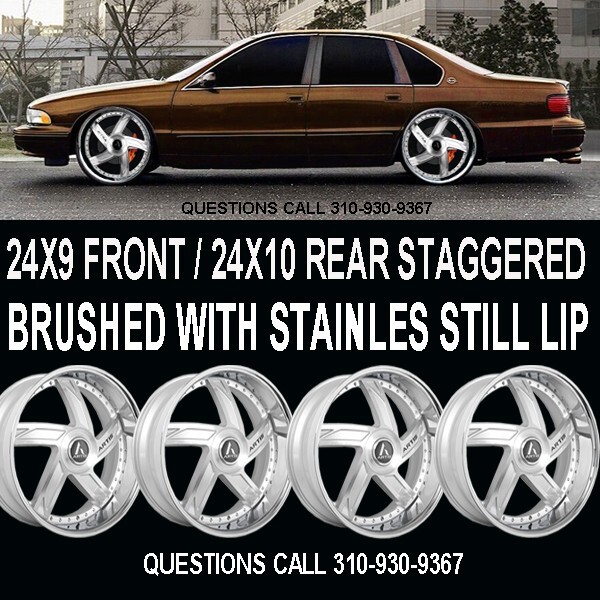 Impala On 22 Inch Rims 22 INCH 22X9 American Racing Nova RIM AND TIRE