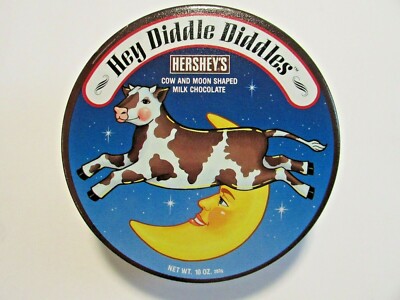 Hershey's Hey Diddle Diddles Cow Moon Chocolate Collectors Tin- No Food ...