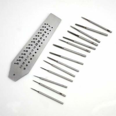 Modellers Tap and Die Set Mini Micro Screw Plate Set 14 0.7-2mm Steel ...