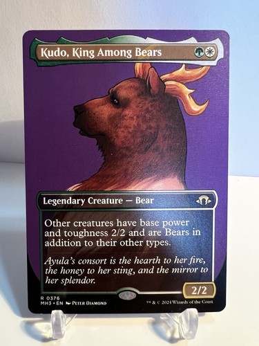 Kudo, King Among Bears (Borderless) Modern Horizons 3 Regular Rare | eBay