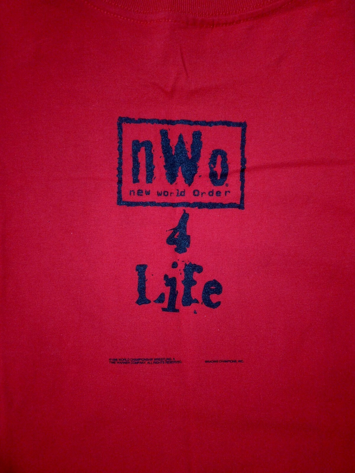 Vintage 1996 WCW NWO New World Order Wrestling Shirt … - Gem