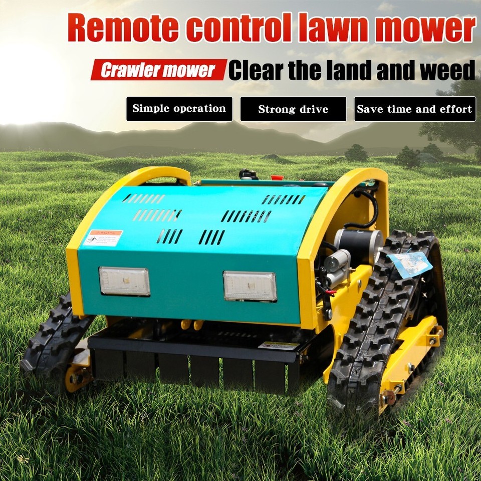 Easy-operated Grass Cutting Machine Electric Crawler Remote Control ...