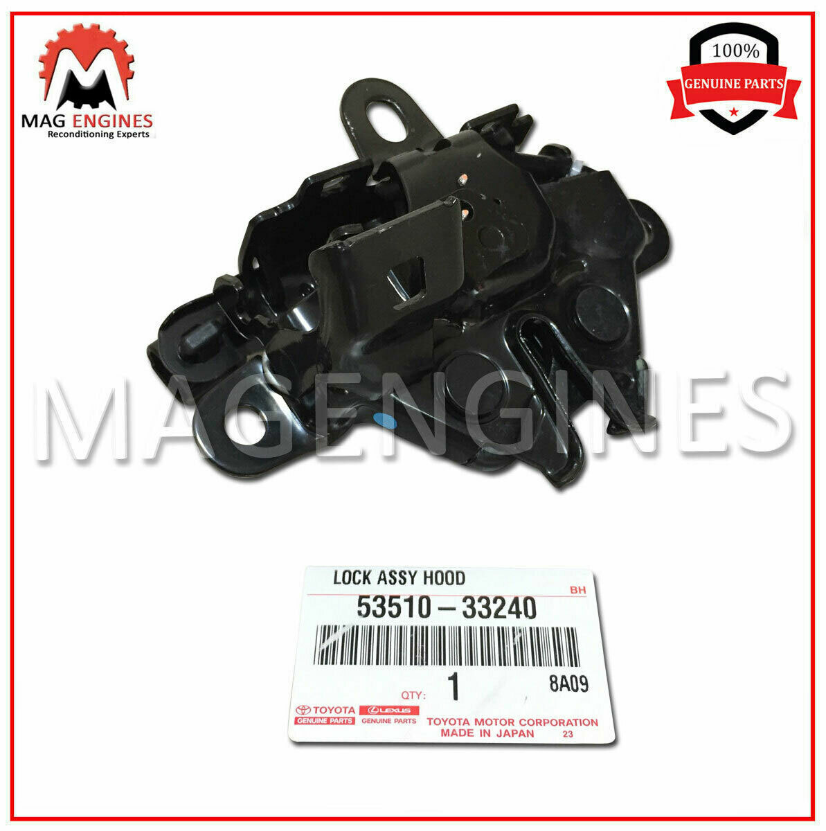 53510-33240 GENUINE OEM FRONT HOOD LATCH LOCK BRACKET 5351033240 | eBay