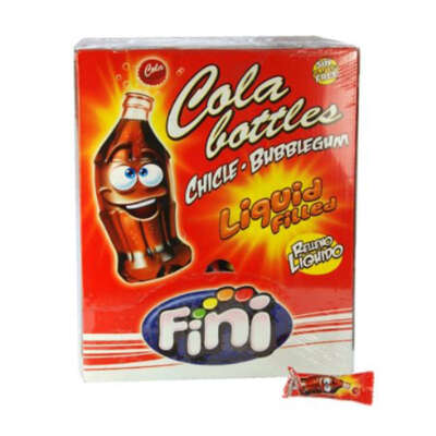 Bubble Gum Boom Cola Bouteilles Rempli sans Gluten 200 Pièce Display | eBay