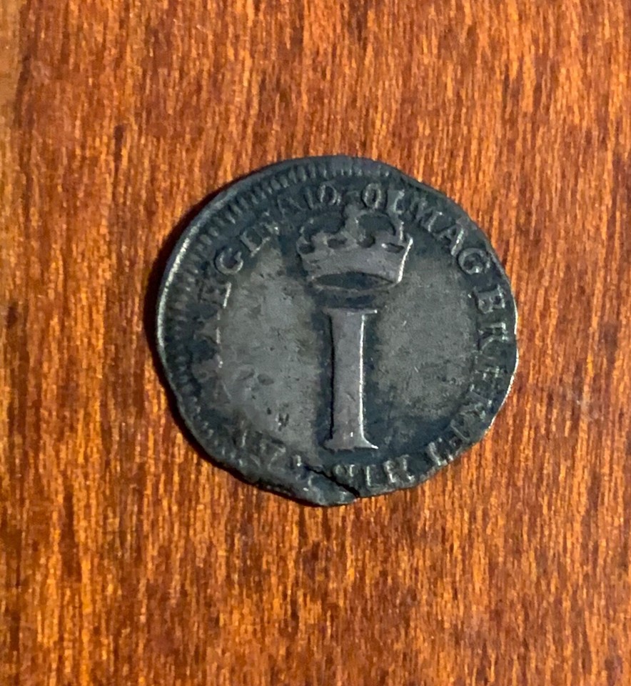 ENGLAND WILLIAM & MARY 1691 MAUNDY 1 PENNY/1 PENCE SILVER COIN, XF | eBay