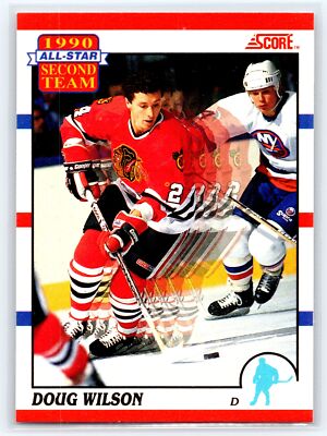 1990 Score Canadian #320 Doug Wilson Hockey Chicago Blackhawks | eBay